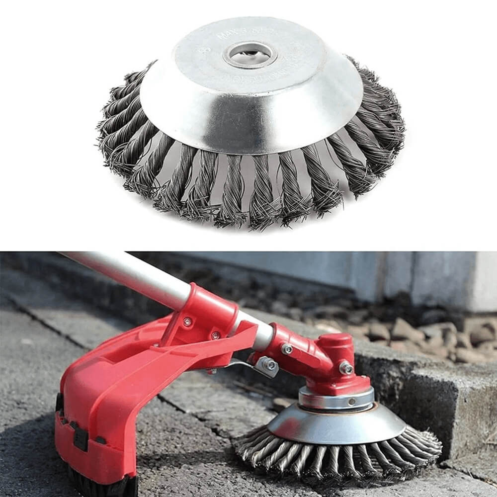Wire Wheel For Weed Eater, 8 inches - Mounteen